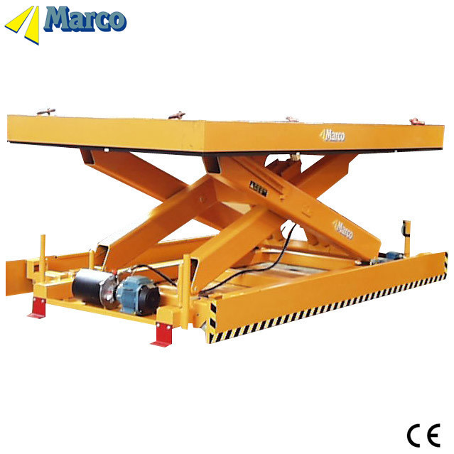 CE Approved Marco Single Scissor Lift Table for Stationary Loading and ...